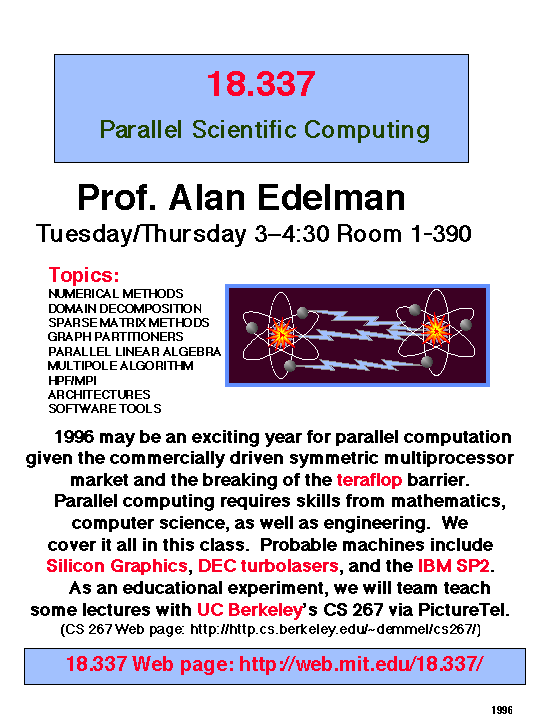 18.337 Parallel Scientific Computing