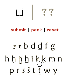 Egyptian Hieroglyph Transliteration