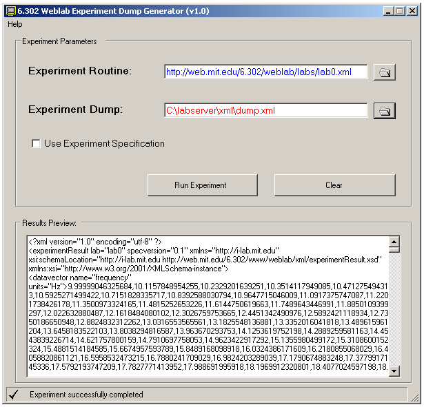 6.302 WebLab Lab: Lab Server Software and Utilities